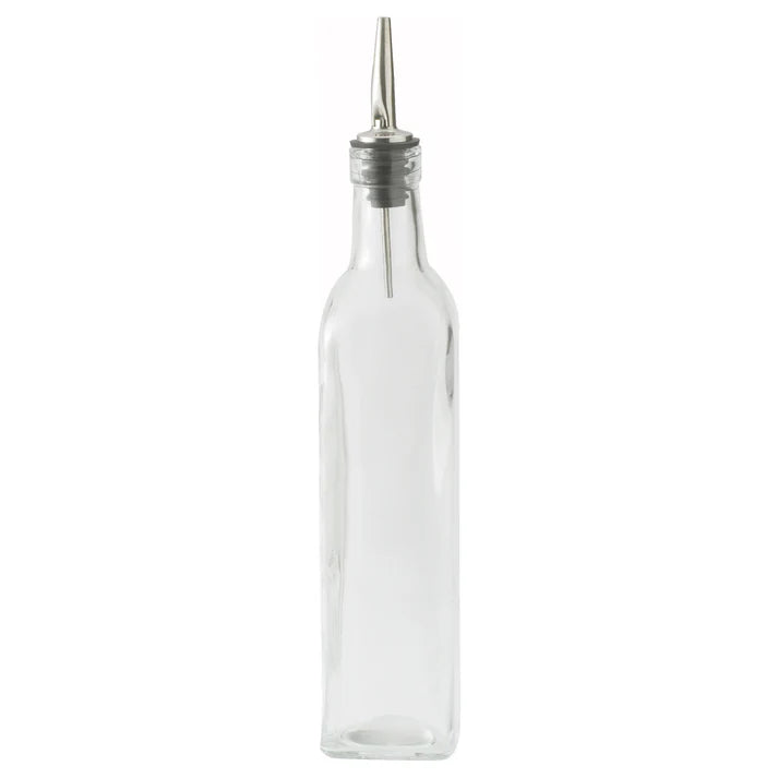 Prima Olive Oil Bottle Set, With Chrome Rack